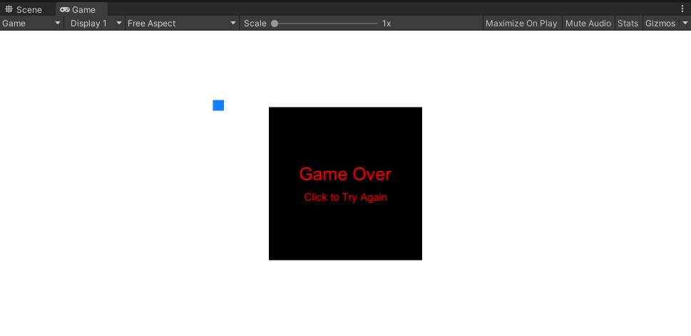CUBEavoid Texto de fin de juego